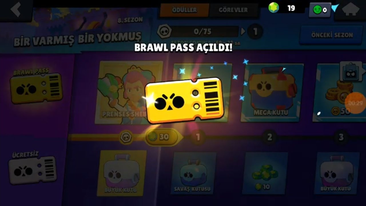 Brawlstars 8. Sezon Brawl pass ini alıyorum 🤯🤯 - YouTube