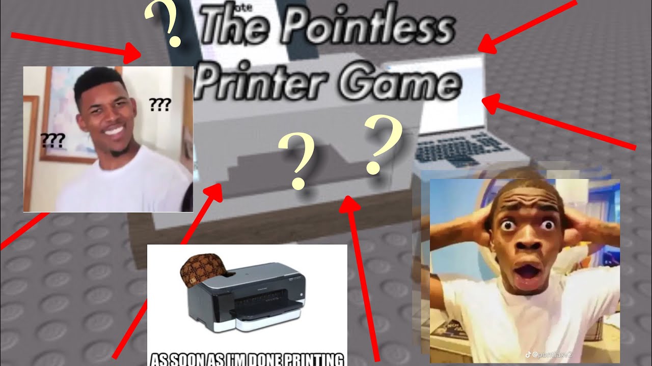 The Pointless Printer Game | The Axolotl Sun | Maybe we did to much papers... - YouTube