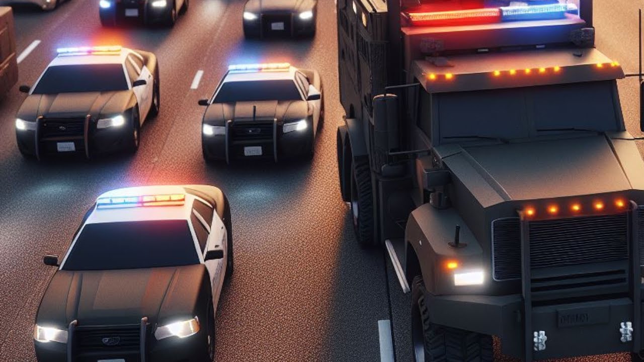 SWAT Joins Police Chase Through Roblox Ai Traffic - YouTube