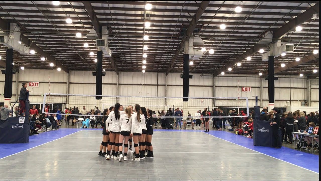 Vision Volleyball Club 13 gold vs Encore 13 Maggie (2nd set) - YouTube