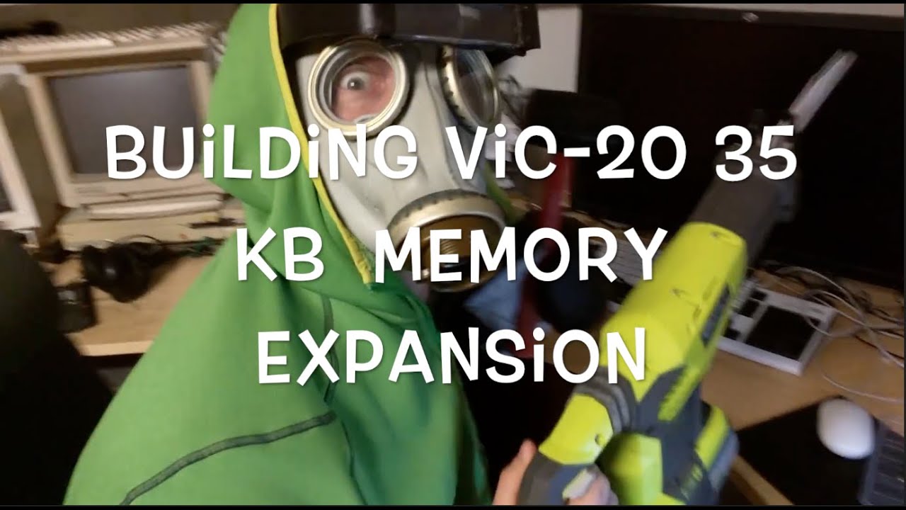 Building VIC-20 35kB internal memory expansion - YouTube