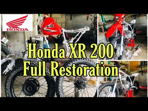 Honda XR 200 Full Restoration/ Modification| MotoByke_Ph - YouTube