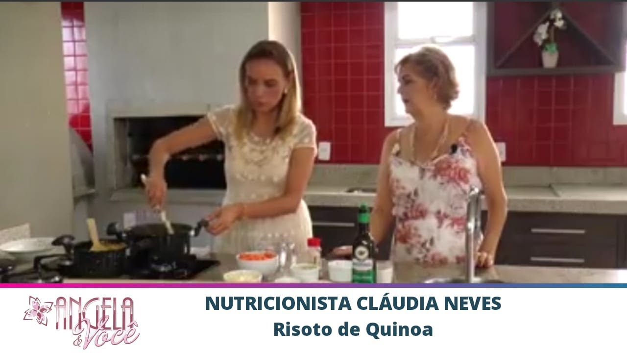Risoto de Quinoa com Nutricionista Cláudia Neves - Angela e Você - YouTube