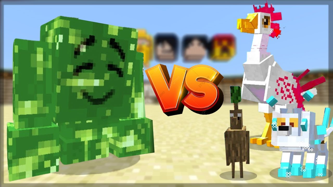 Minecraft: NIKKORI VISITOR VS ELEMENTAL PETS ! - BATALHA DE MOBS ...