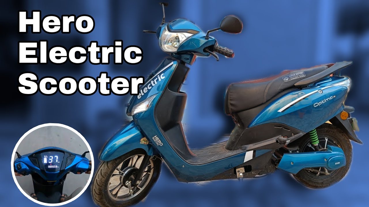 HERO Electric Scooty | Optima HX | Dual Batter Telugu Review - YouTube