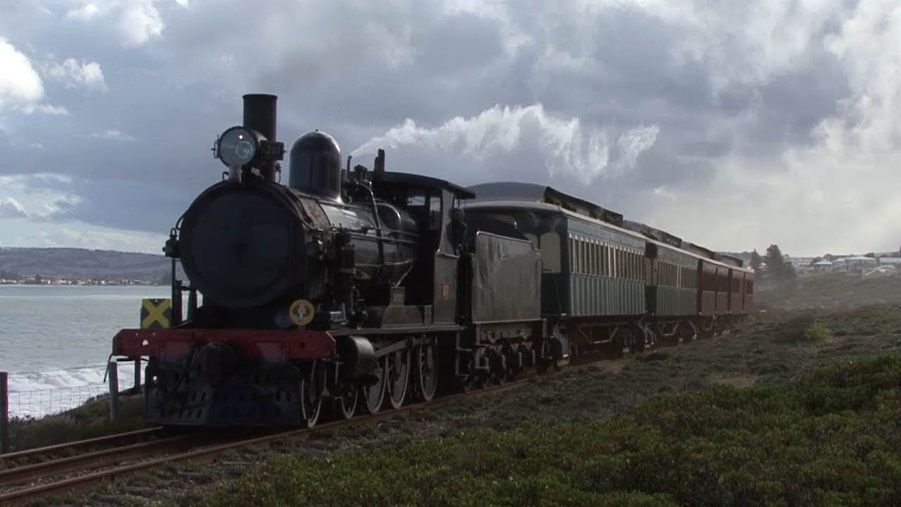 Railways of South Australia: Steam on the Cockle Train - YouTube