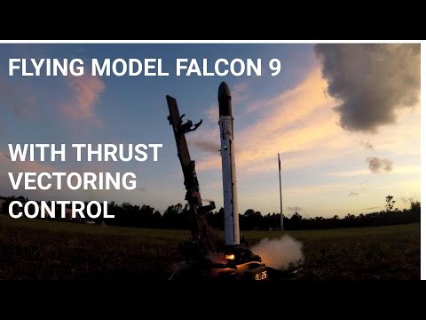 Falcon 9 Model Rocket Flights (TVC) - YouTube