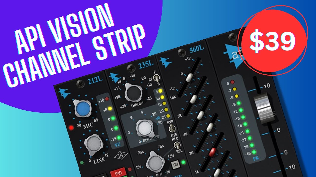 Universal Audio API Vision Channel Strip Collection - Only $39 🚀 - YouTube