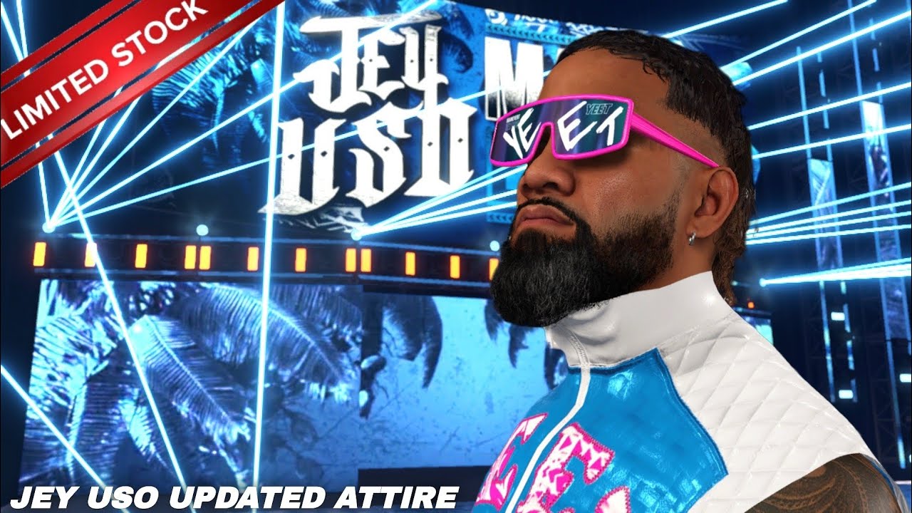 WWE2K25 Jey Uso REALISTIC Attire Epic Entrance! - YouTube