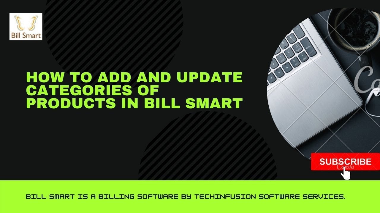 How To Add and Update Categories of Products in Bill Smart - YouTube