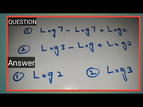 Logarithm Addition and Subtraction - YouTube