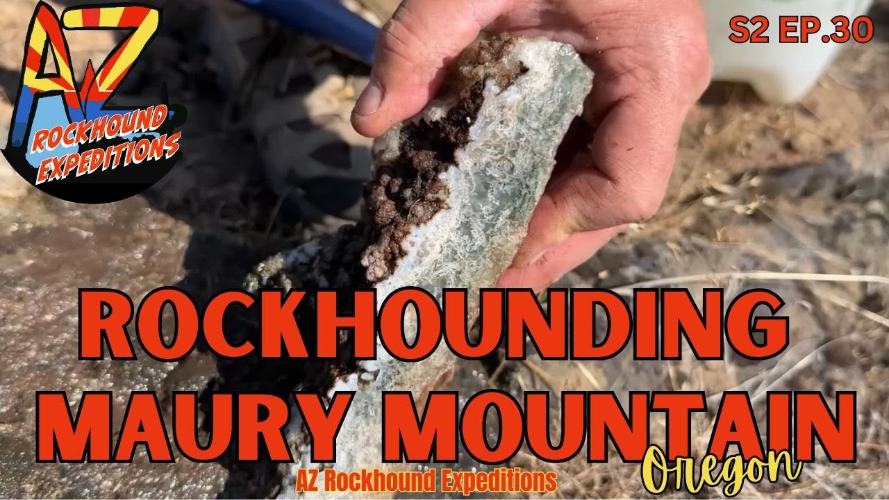 Rockhounding the Maury Mountains in Oregon - YouTube