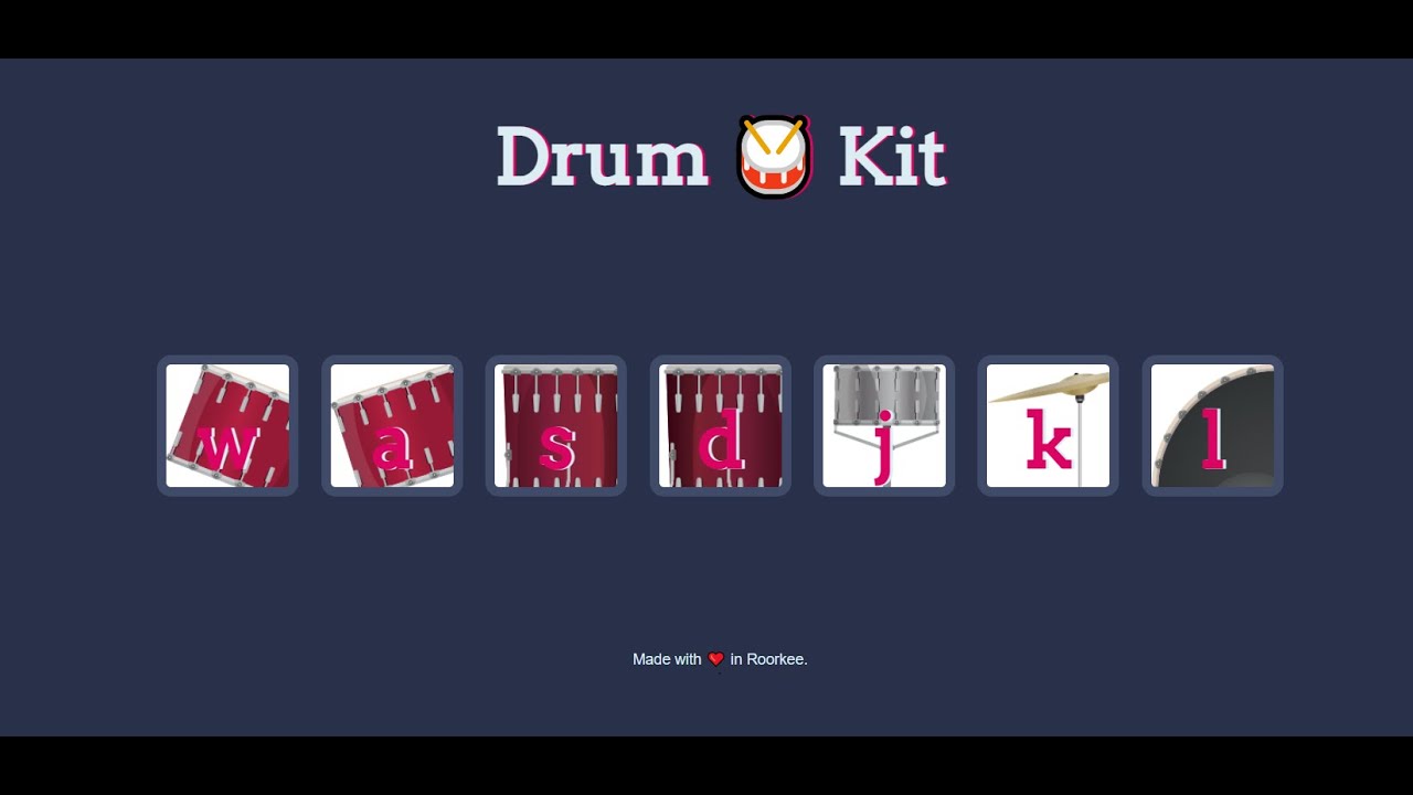 Build a JavaScript Drum Kit in 10 Minutes 🥁 (Project) - YouTube