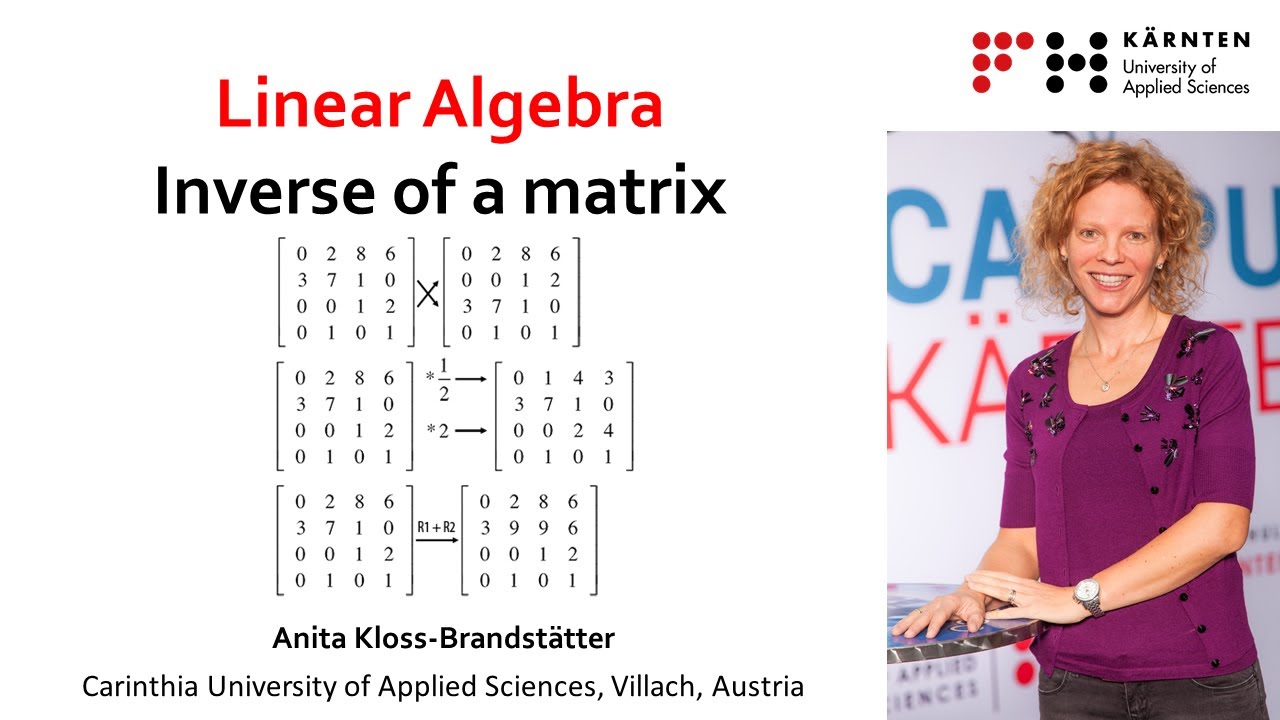 Matrix Magic: Inverse of a 3×3 Matrix - YouTube