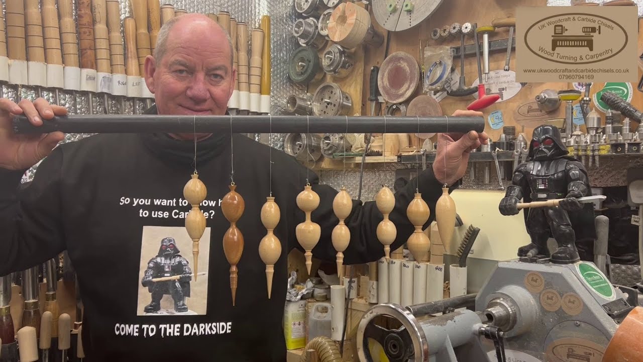 Woodturning Christmas decs using the skew, the whole skew & nothing but ...