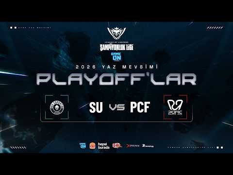 SU 🆚 PCF | GAMEON ŞAMPİYONLUK LİGİ 2026 YAZ MEVSİMİ | PLAYOFF 3.HAFTA 3.GÜN