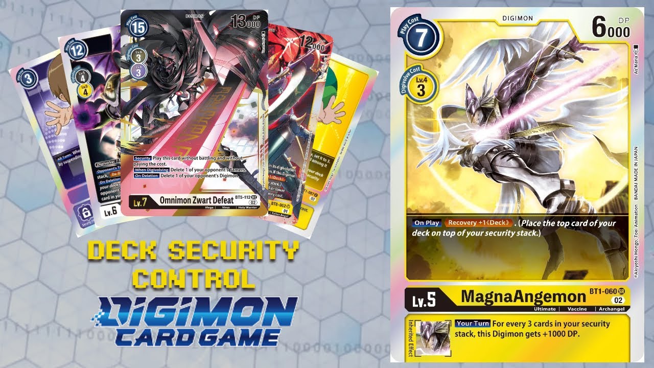 Digimon TCG | Deck Security Control | Sigue siendo horrible, jugar en ...