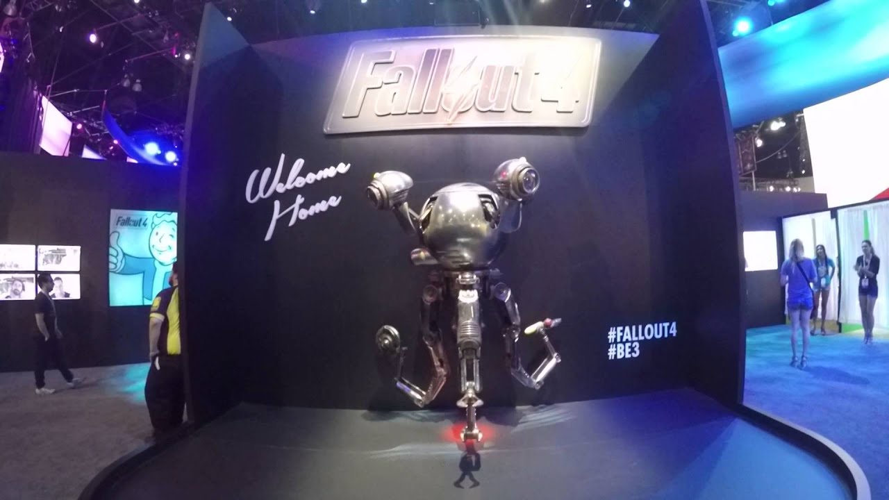 Fallout 4 Robot Booth E3 Expo 2015 - YouTube