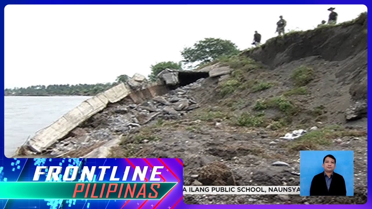 Bahagi ng dike sa Simuay River, nagiba sa pananalasa ng Bagyong Paeng ...