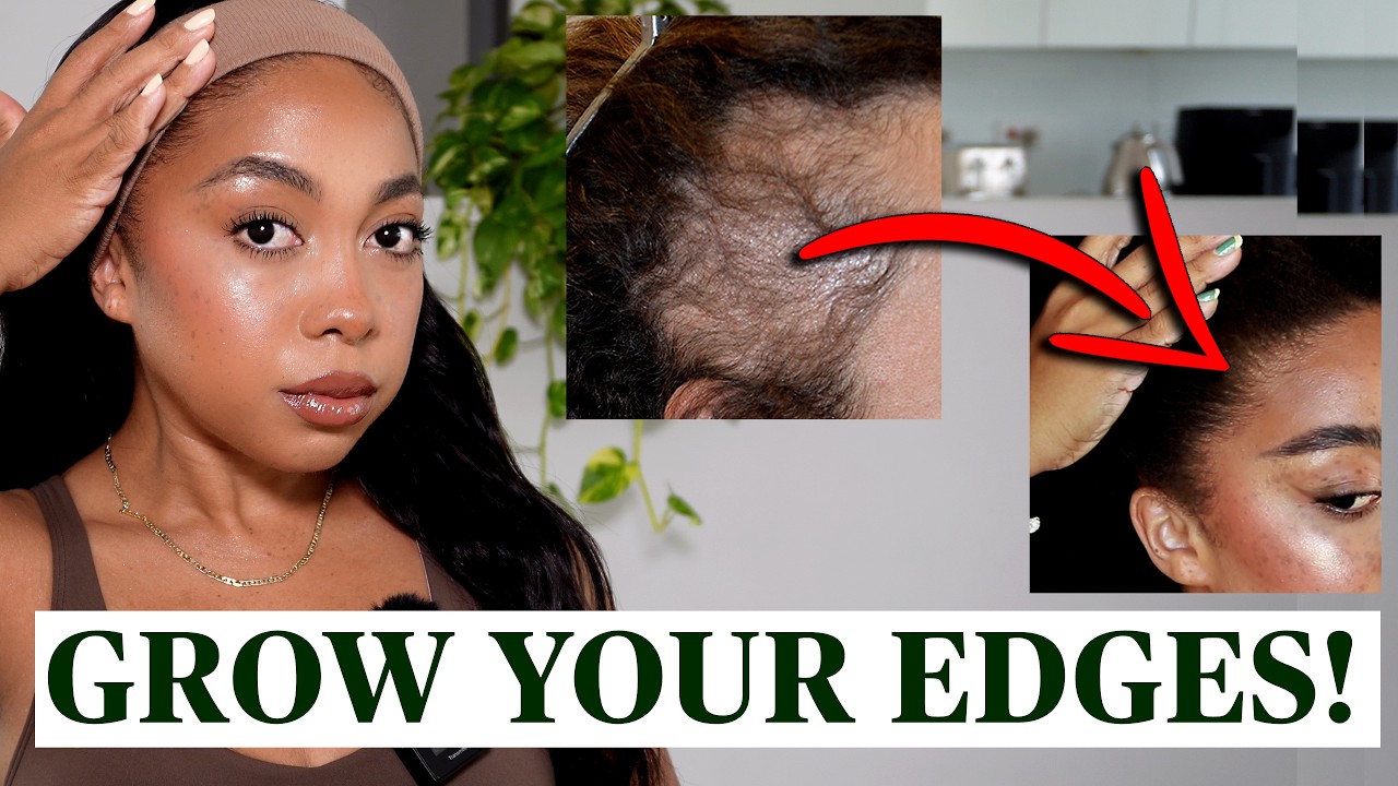 GROW YOUR EDGES BACK FAST! (ONLY 1 INGREDIENT!) - YouTube