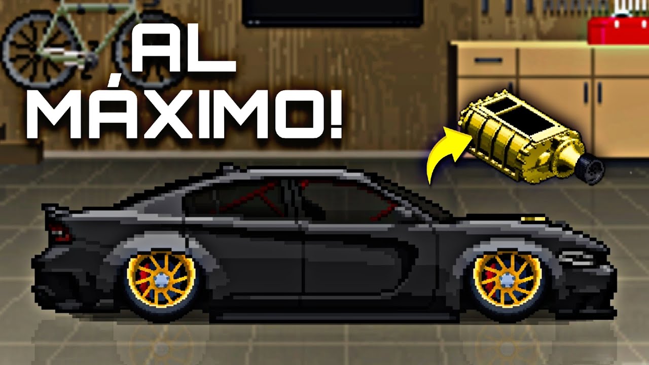 MODIFICANDO UN CHARGER SUPERCARGADO 😱 (+3800 HP) // Pixel car racer ...