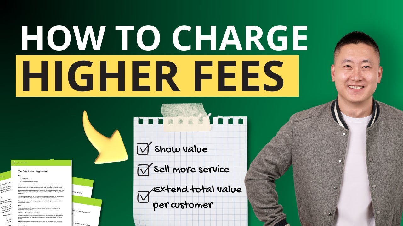 How to repackage your accounting services to charges higher fees - YouTube