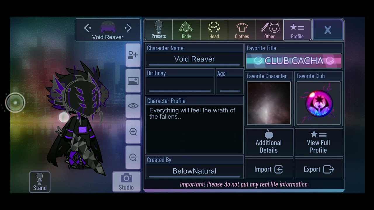 Ayo? is that void reaver but in gacha club - YouTube