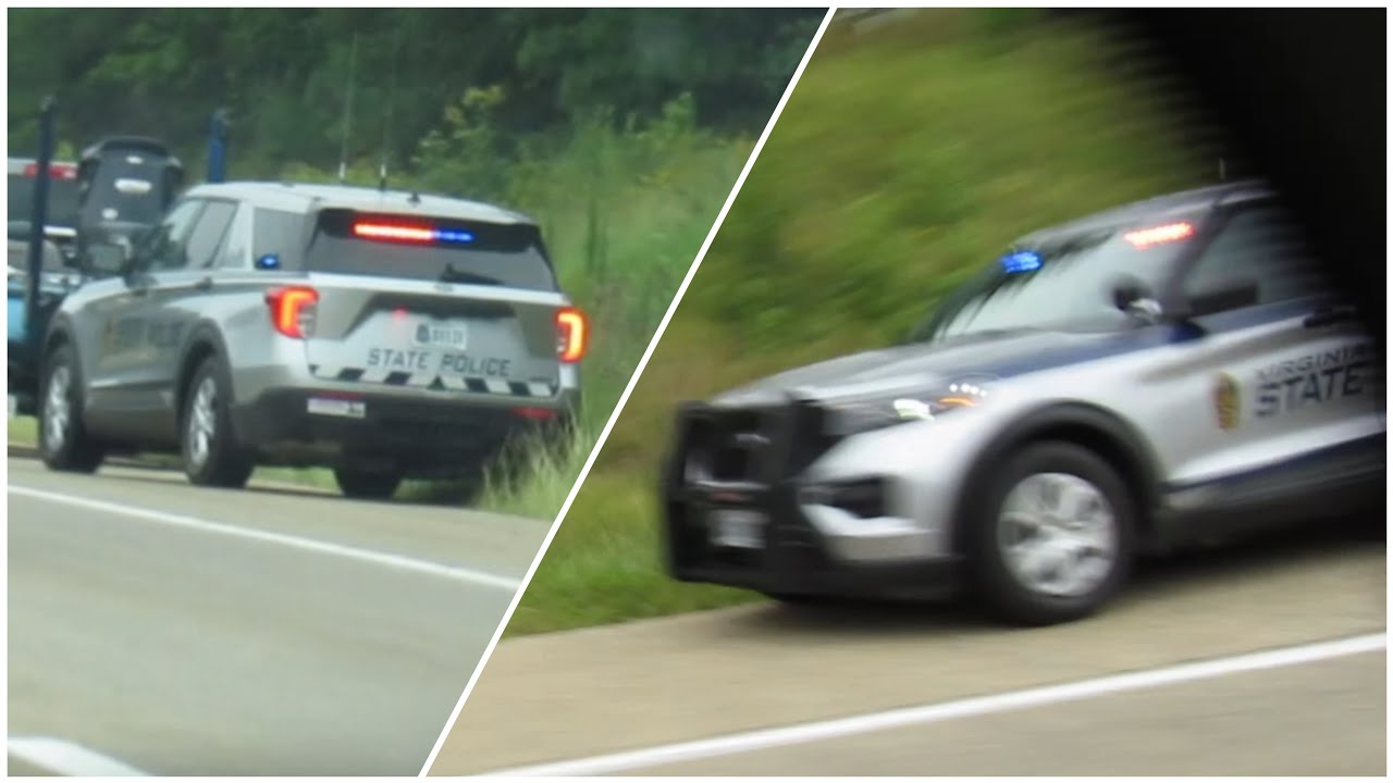 Virginia State Police Slicktop Explorer Unit On Scene | 08-03-2023 ...