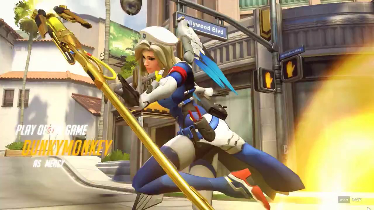 Overwatch old mercy potg :*( - YouTube