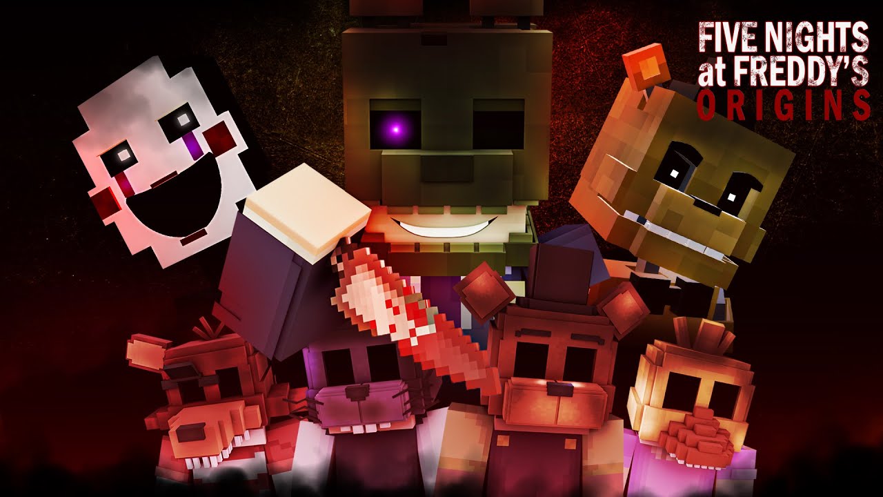 فیلم ماینکرفت فناف اوریجینز فصل 1 - THE MOVIE | Minecraft FNAF Origins ...