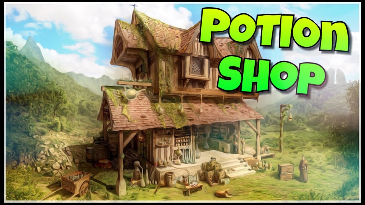 Minecraft: Let’s Build a Medieval Town part 5 “Potion Shop”! - YouTube