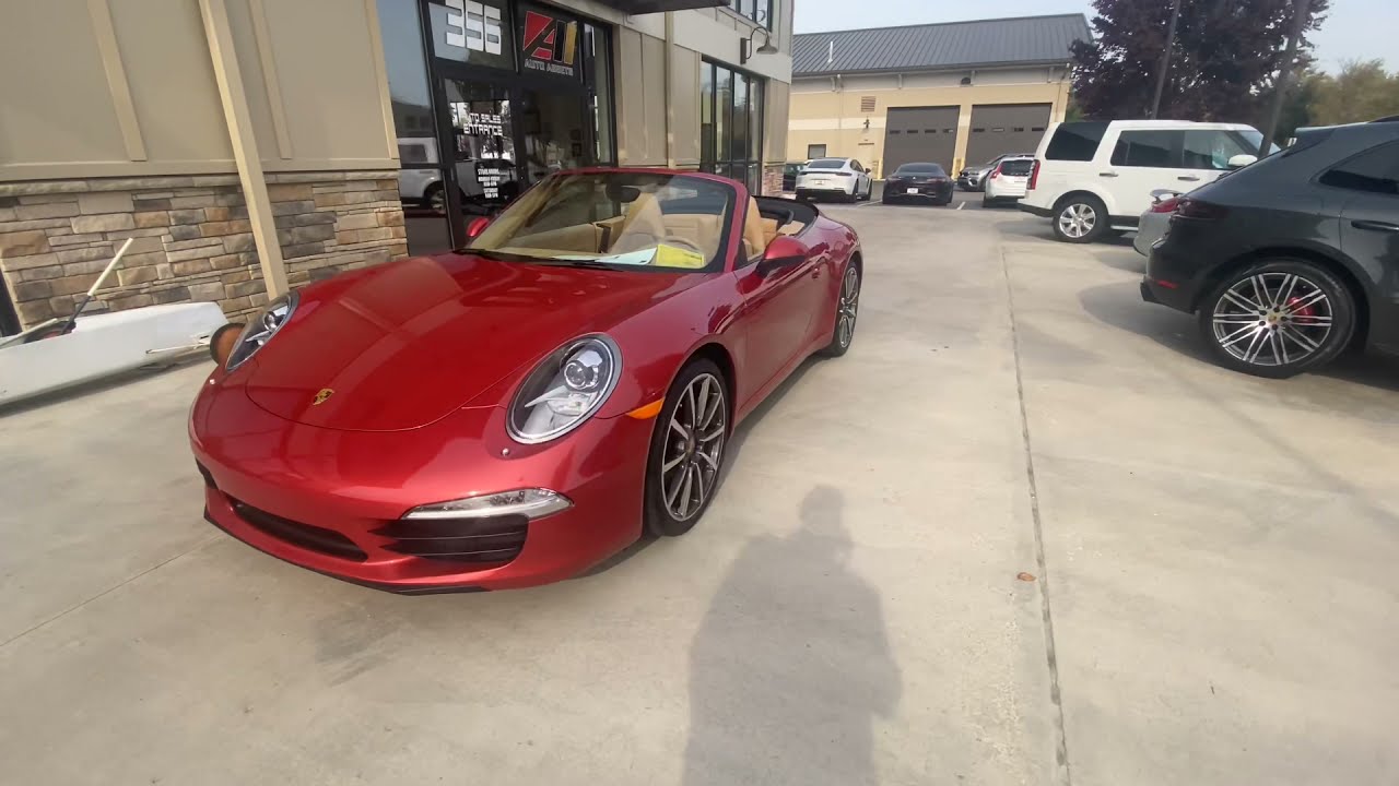2013 Porsche 911 Carrera Cabriolet Amaranth Red Metallic/SOLD!! - YouTube