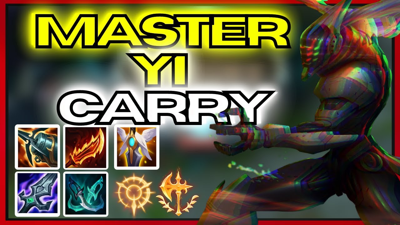 HOW TO PLAY MASTER Yi JUNGLE & CARRY |BEST BUILD/RUNES| Master Yi ...