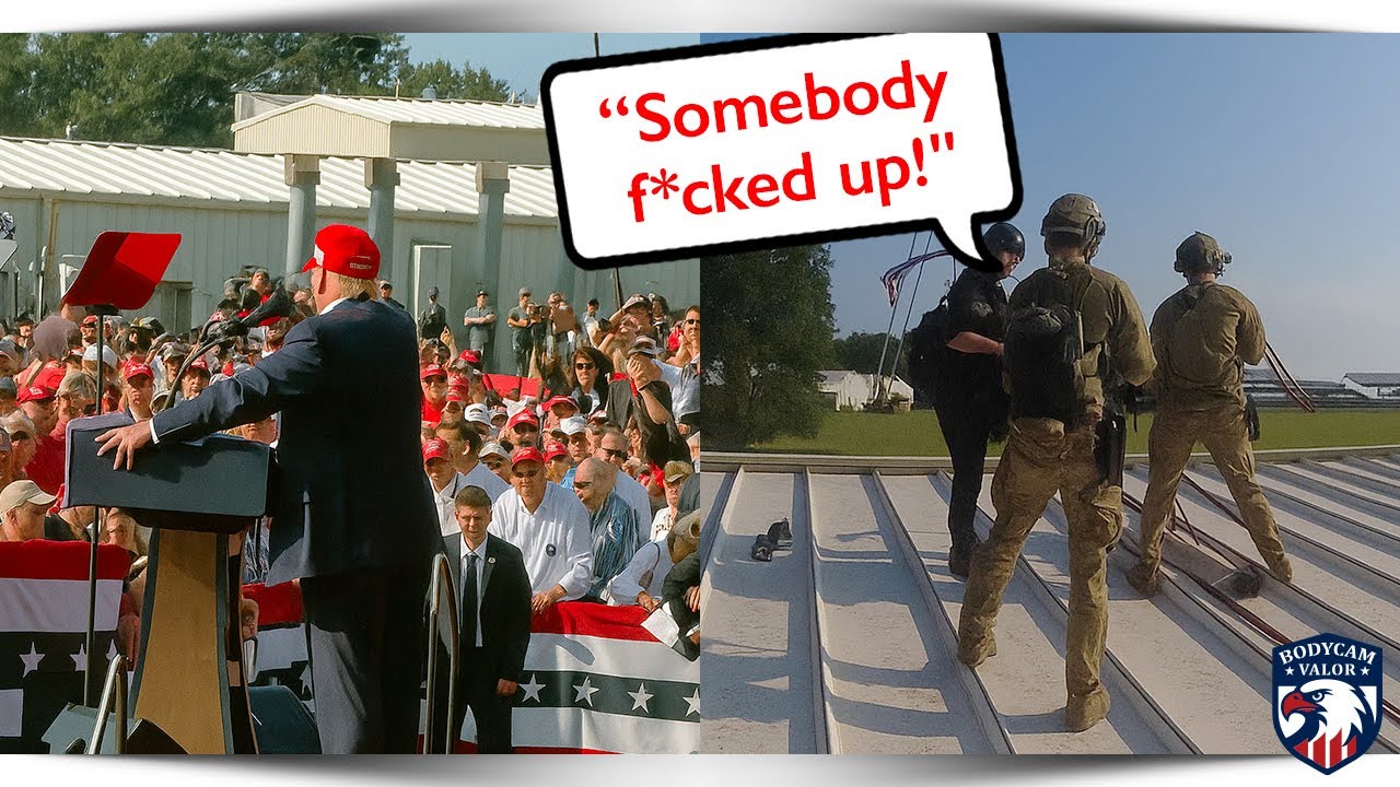 WATCH: Raw Bodycam Footage from Trump Assassination Attempt in Butler ...