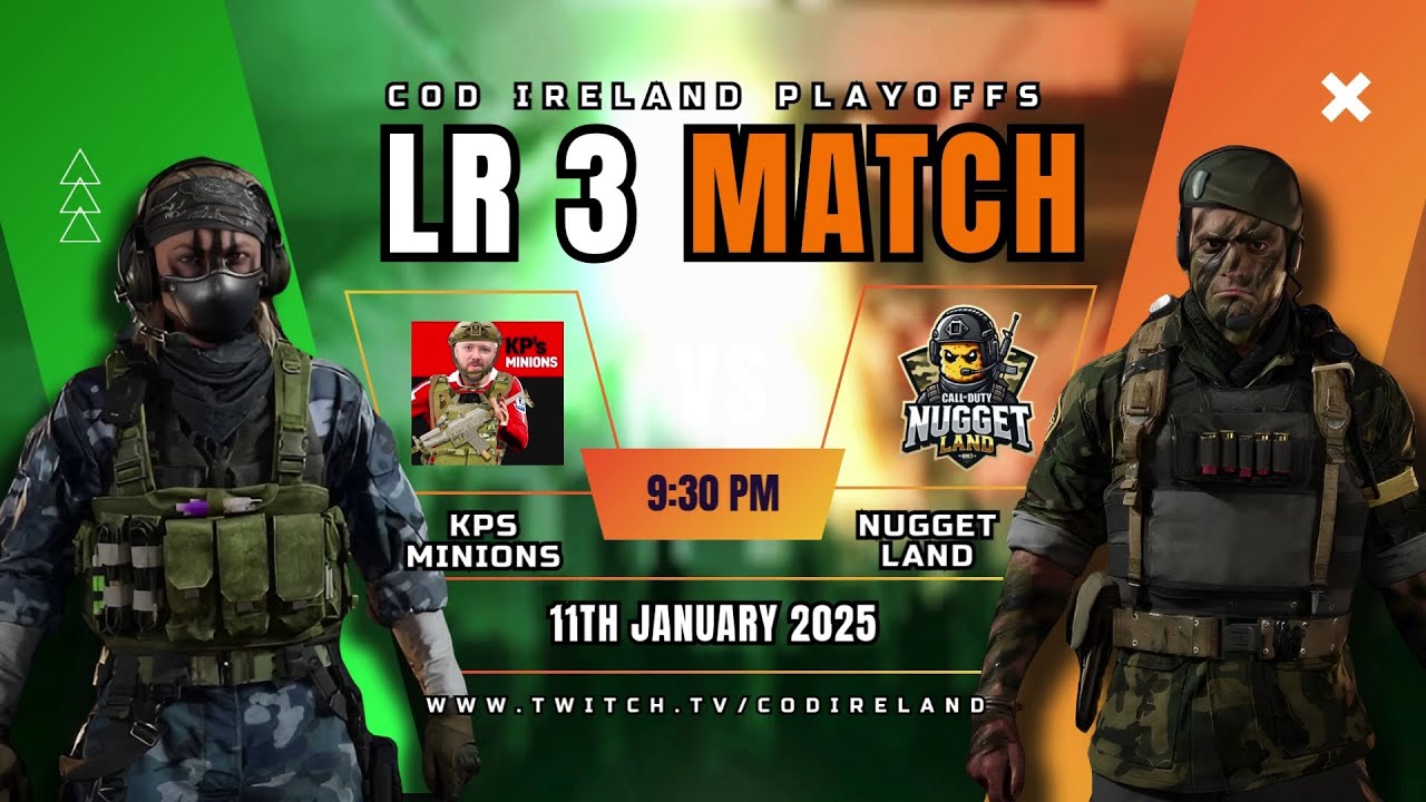 COD Ireland League Playoffs Losers Round 3 KP's Minions VS Nugget Land ...