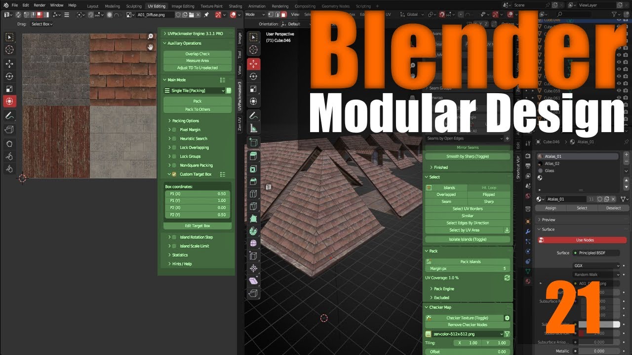 Blender Modular Design - 21 Using Addons For Efficiency - YouTube