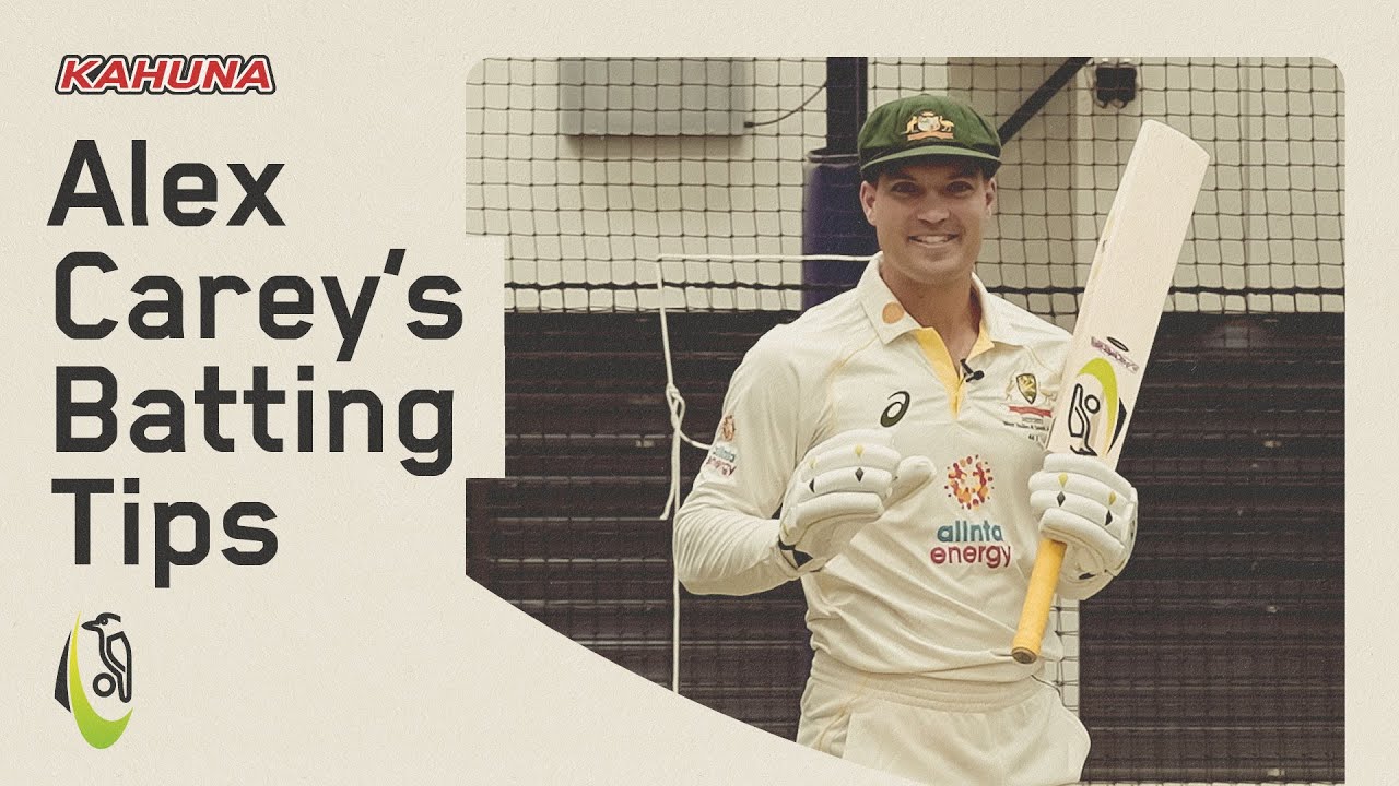 Alex Carey's Batting Tips | Kookaburra Cricket - YouTube