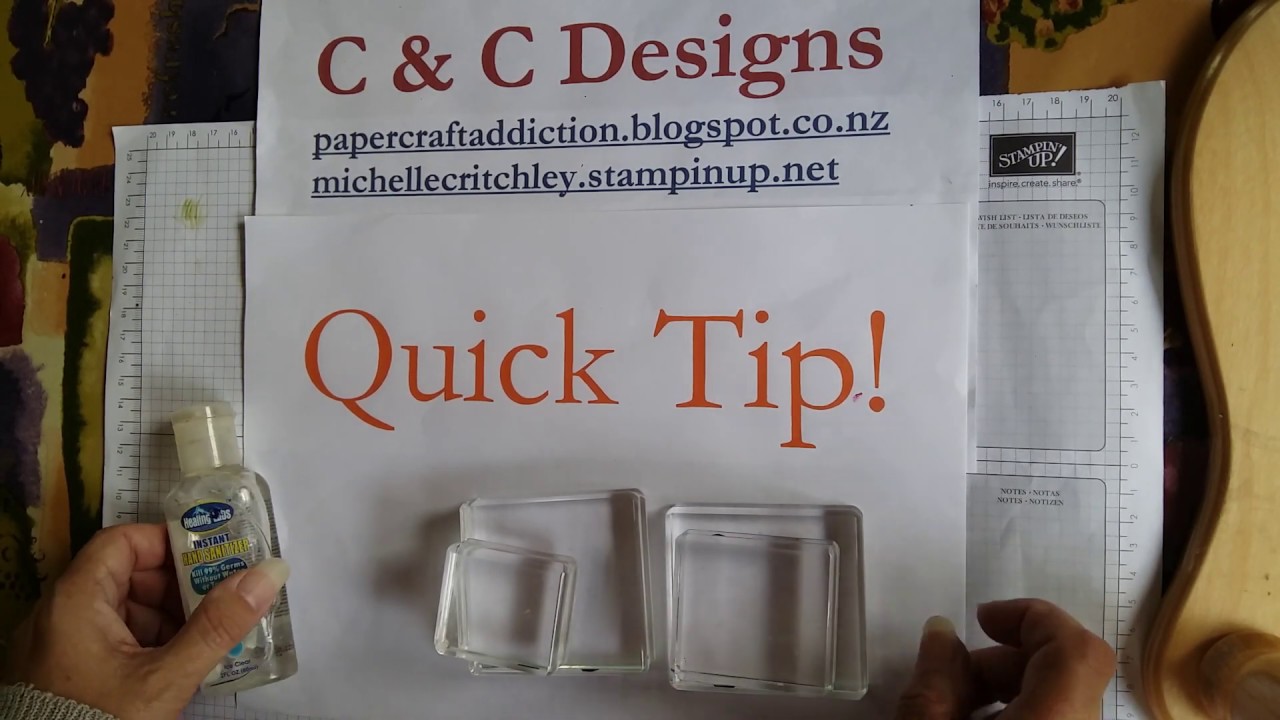 Quick Tip -- Clean your blocks with hand sanitiser - YouTube