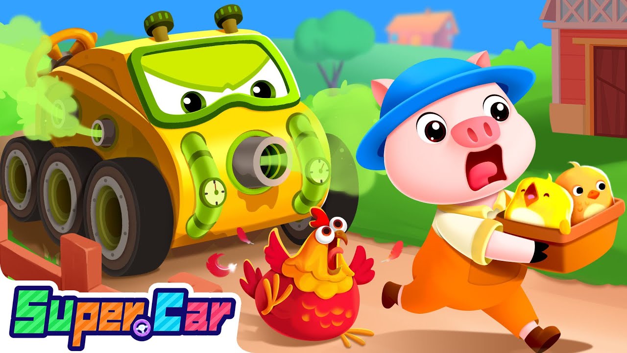 The Stinky Car | Car Cartoon | Kids Cartoons & Nursery Rhymes | Super ...