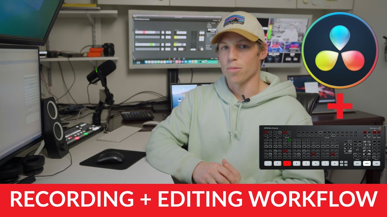 Office Tour | ATEM Mini Extreme Recording & Editing Setup - YouTube