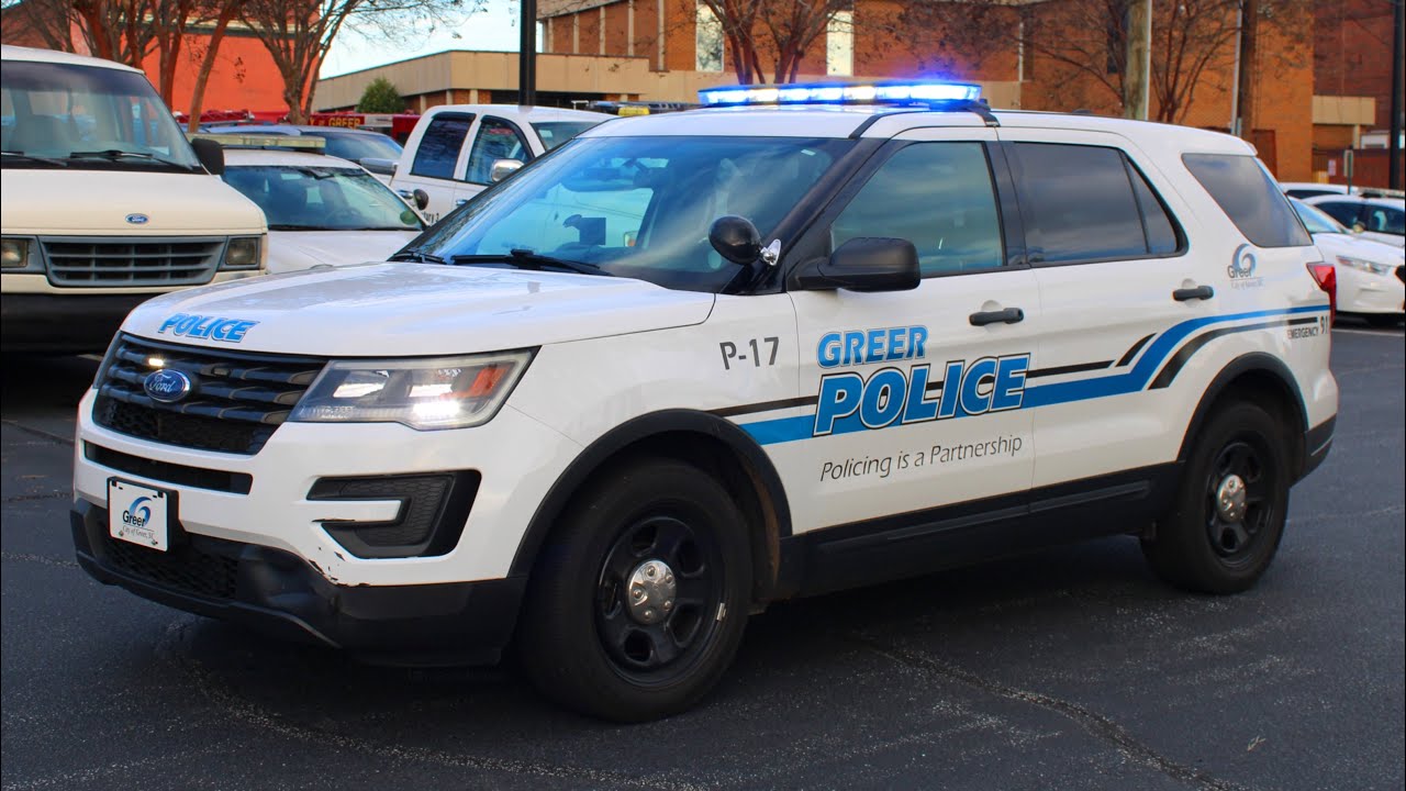 Greer (SC) Police Department 2019 Ford Police Interceptor Utility - YouTube