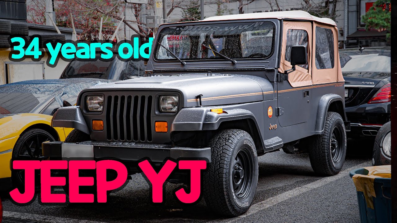 Raw jeep wrangler yj sahara POV drive in seoul. Incredible convertible ...