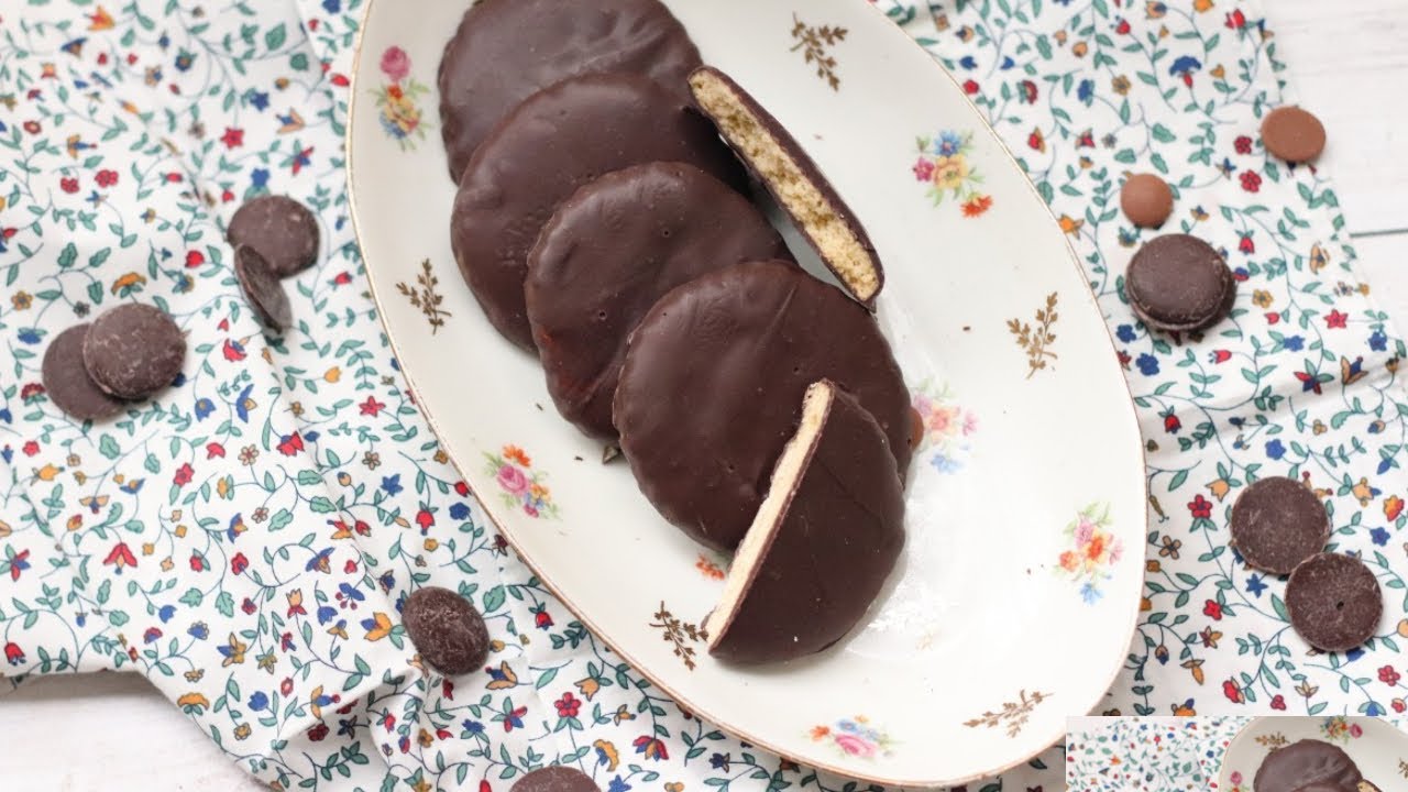 GALLETAS BAÑADAS EN CHOCOLATE - YouTube
