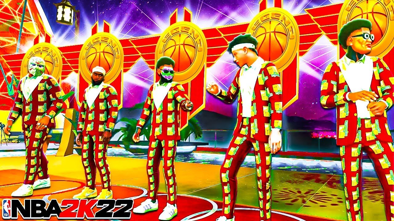 THIS IS WHAT HAPPENS WHEN 5 LEGENDS TEAM UP on NBA 2K22 - YouTube