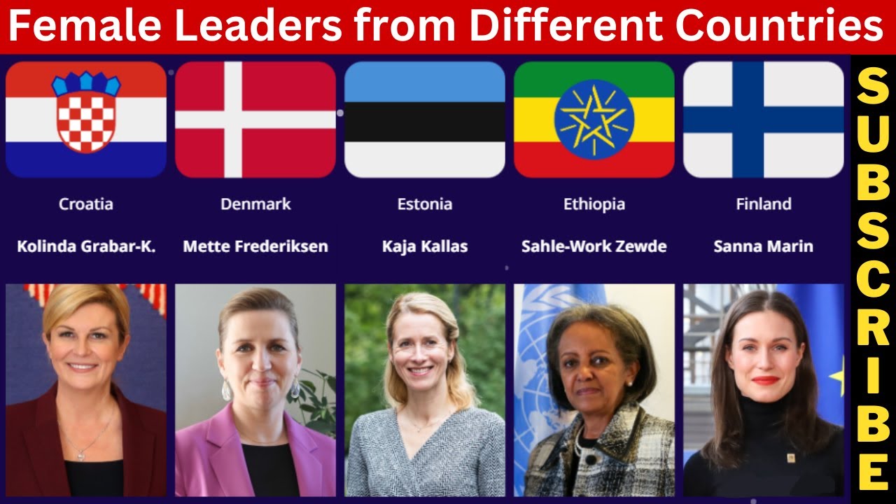 Female Leaders from Different Countries - YouTube