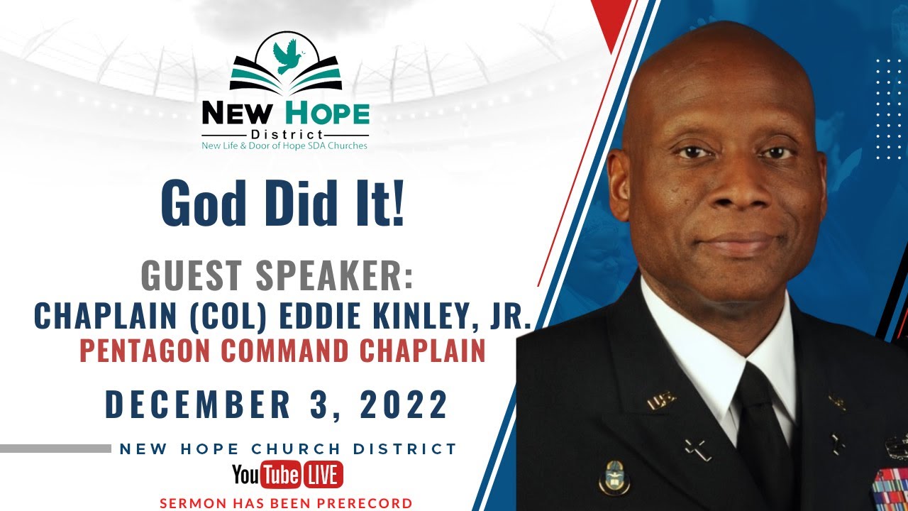 New Hope Church District Worship - 12/3/22 - CH (COL) Eddie Kinley, Jr ...