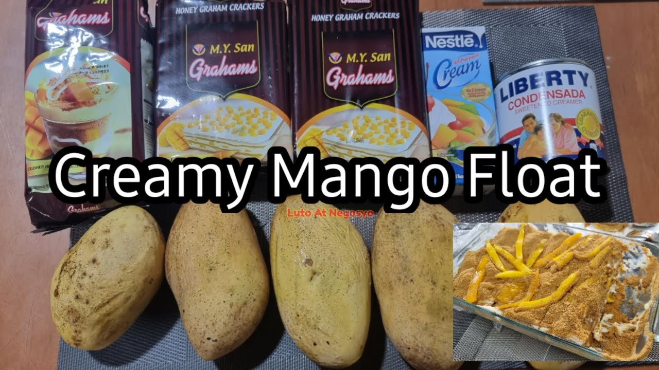 How to Make Mango Float | Mango Float Recipe | No Bake Mango Float ...