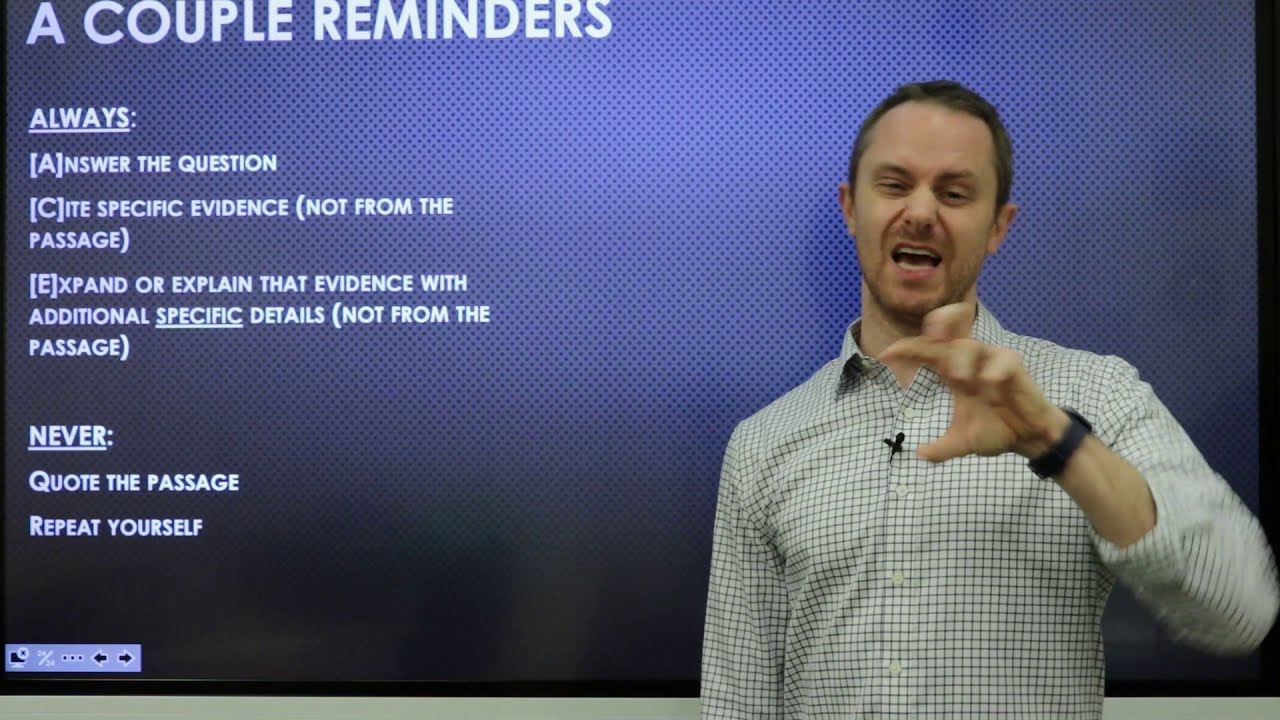 Short Answer (SAQ) w/Stimulus - YouTube