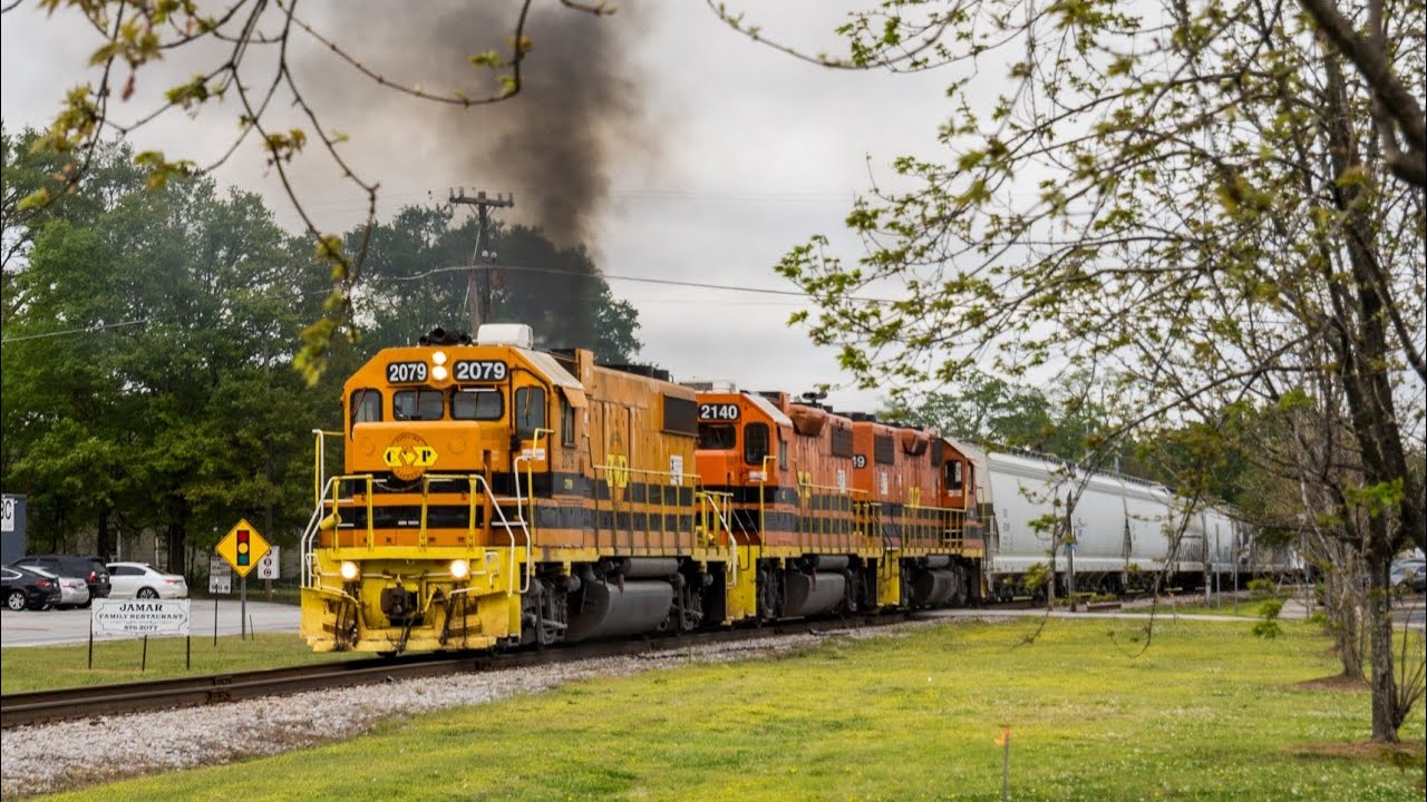 Chasing Carolina Piedmont Shortline RR Through Sc - YouTube