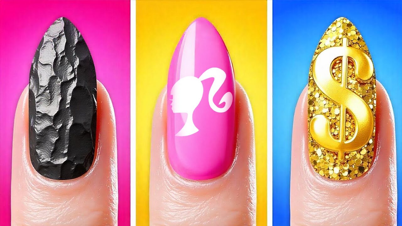 Barbie Nail Makeover!💅💖 Build a Mini Salon (DIY Tutorial for Kids) by ...